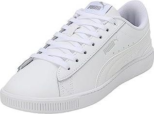 Puma Femme Vikky V3 Lthr 1769860031, Puma White Puma White Puma Silver, 46 EU