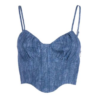 Ermanno Scervino Damen, Oberteile, Blau, SGr&ouml;&szlig;e