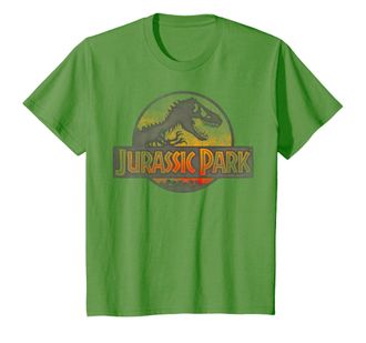 Jurassic Park Sunset Safari Sunset Logo T-Shirt