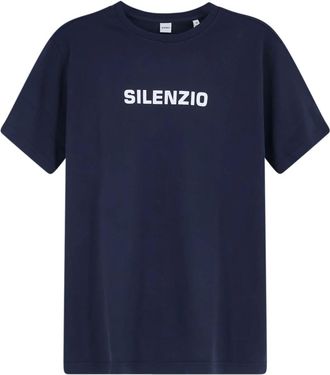 Aspesi Homme, Tops, Bleu, Taille: L T-shirt &agrave; col rond Silence