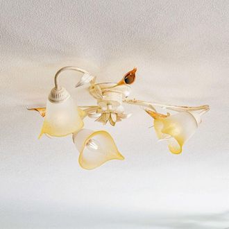 Onli [NEUWERTIG] B-Ware Onli Deckenleuchte Lucrezia Dreiflammig Elfenbein Deckenlampe Lampe Leuchte Spot
