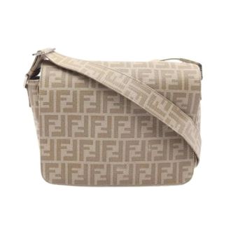 Fendi unisex, Pre-owned, Beige, Taille: ONE Size Sac bandouli&egrave;re en toile Pre-owned