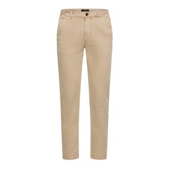 Camel Active Chinohose mit elastischem Bund - - Trousers - Herren - Beige - W36 L34