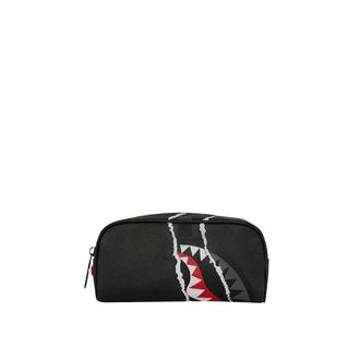 Sprayground Center Rip Revealing Gray Check Pouch - - Sport - Herren - Schwarzk - ONE SIZE