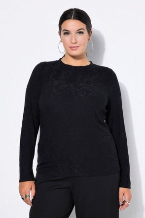 STUDIO UNTOLD Longsleeve Longsleeve Slim Shape Jacquardmuster Langarm