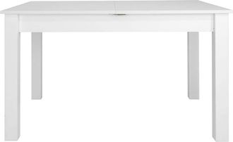 Selsey EAGOR - Esstisch/Ausziehtisch Rechteckig Ausziehbar von 125 bis auf 165 cm (Alpinwei&szlig;)