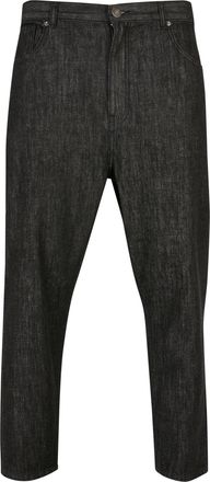 Urban Classics Herren Cropped Tapered Jeans realblack Washed, 32