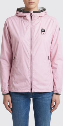 Blauer Jacke Damen Farbe Pink