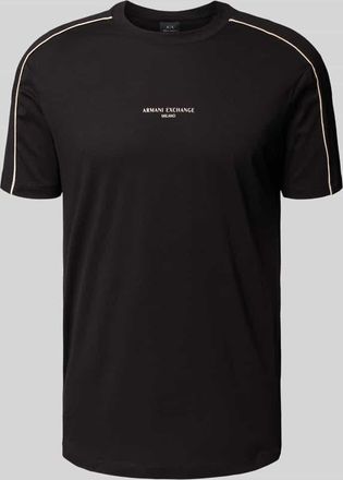A|X Armani Exchange T-Shirt mit Label-Print