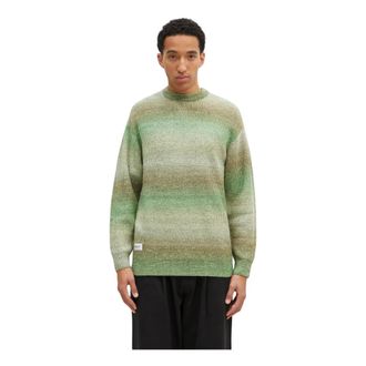 Butter Goods Round-Neck Strickwaren - - Knitwear - Herren - Gr&uuml;n - XL