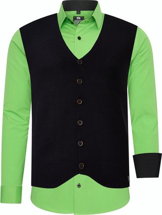 Rusty Neal Hemd mit Weste 2-teilig