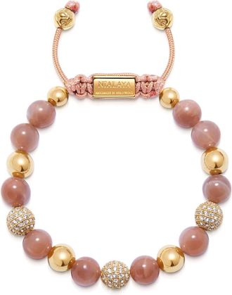 Nialaya Femme, Accessoires, Jaune, Taille: M 8mm Beaded Bracelet