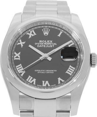 Rolex Uhren - Datejust - Gr. unisize - in Schwarz - f&uuml;r Damen