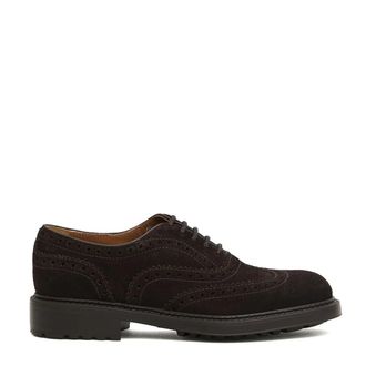 Doucal's Brown Suede Swallowtail Oxfords - Gr. 40,5 (EU) - in Braun