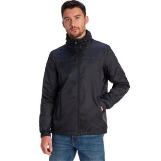 TOG24 Craven Herren Regenjacke Wasserdichte Atmungsaktiv Outdoorjacke Leichte Windjacke Faltbare Regenjacke F&uuml;r Fahrrad Wandern Lauf Schwarz 6XL