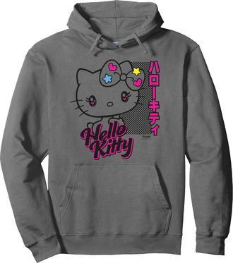 Hello Kitty Bright Tokyo Japan S&uuml;&szlig;es Herz mit Stern, klassisch, s&uuml;&szlig; Pullover Hoodie