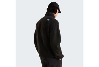 The North Face Sweatshirt M MOUNTAIN ATHLETICS GLACIER 1/4 ZIP FL mit angesetzten B&uuml;ndchen an &Auml;rmeln und Saum, aus Polyester
