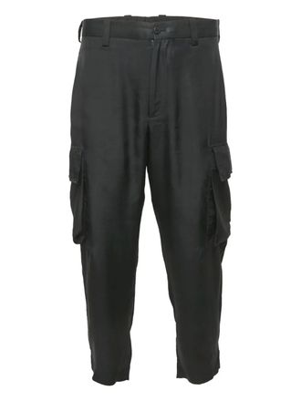 Neil Barrett pantalon court à poches cargo pre-owned - Noir