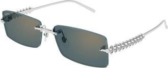Cartier Exception Sonnenbrille - - Accessories - unisex - Grau - 57 MM