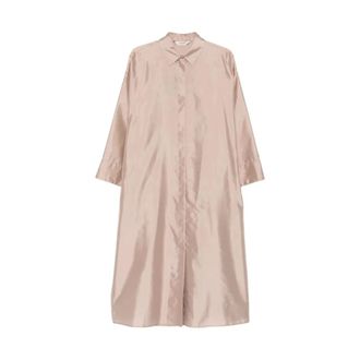 Max Mara Manna Collared Dress - - Dresses - Damen - Beige - 3XS