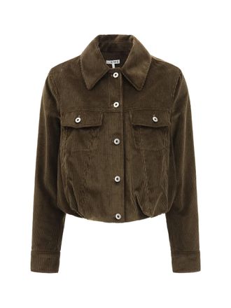 Loewe Cotton Corduroy Jacket - Brown