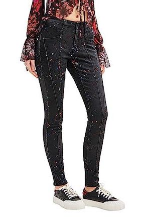 Desigual Denim_noruega Pantalon décontracté, Noir, 36 Femme