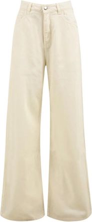 Icon Denim Los Angeles Femme, Jeans, Beige, Taille: W26 Debby Wide Jeans