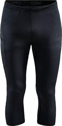 Craft ADV Essence Knickers | Sporthose Herren XL | Black | Laufhose Herren für Intensive Trainigseinheiten | Mit Handytasche | Elastischer Kordelzug | Train