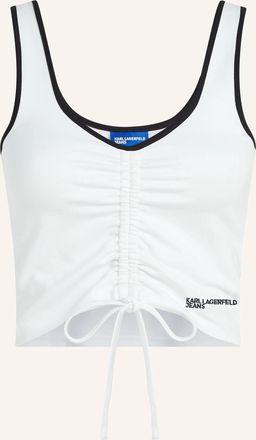 Karl Lagerfeld Karl Lagerfeld Jeans Top weiss