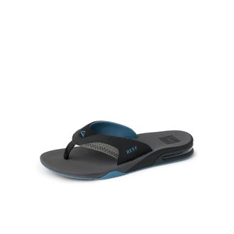 Reef Mens Fanning Fashion casual Flip-Flop, Gray/Light Blue, 8 UK, Mehrfarbig (Grey/Light Blue), 42 EU