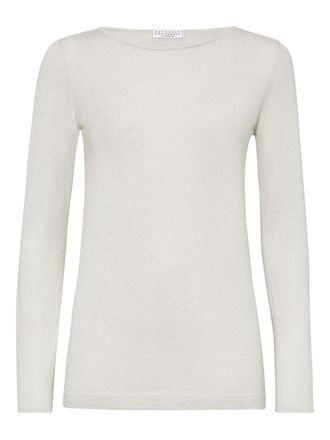 Brunello Cucinelli top en maille - Tons neutres