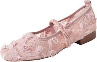 Generic Chaussures Mary Jane &eacute;l&eacute;gantes et confortables pour femme - Couleur unie - Respirantes - Style classique - Avec sangle &eacute;lastique - Pour le travail et 