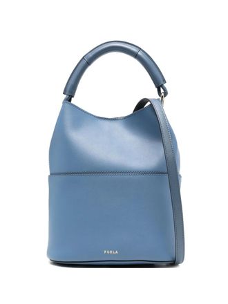 Furla petit sac seau Sfera en cuir - Bleu
