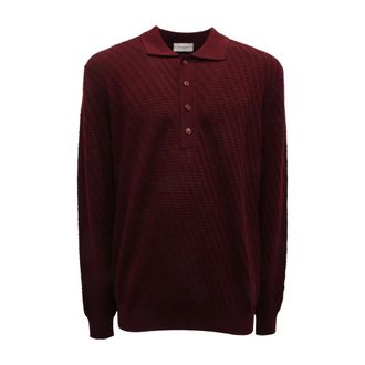 Paolo Pecora Maglione Polo - - Tops - Herren - Rot - XL
