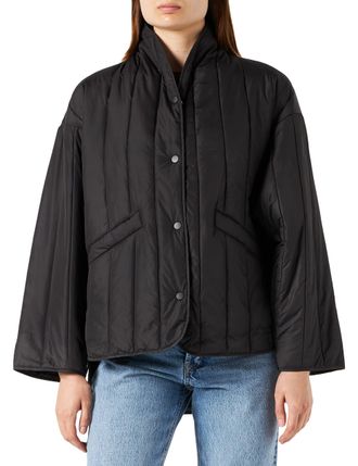 Jack & Jones JACK & JONES Damen Jxalice Quilted Jacket Noos Jacke, Schwarz, M EU