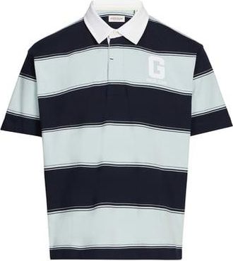 Guess Polo en coton ray&eacute;