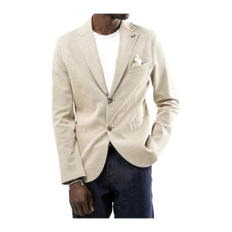 Bob Homme, Vestes, Beige, Taille: M Giacca Monopetto