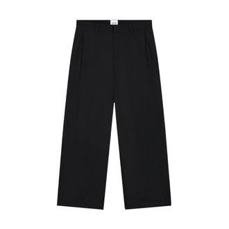 Arte Wool Pleated Gallery Pants - - Trousers - Herren - Schwarzk - W36