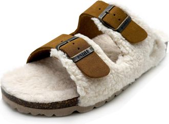 Thies Pantolette thies 1856 Eco Teddy Mixed Sandal