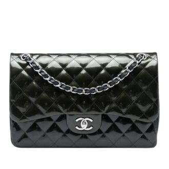 Chanel Pre-owned Vintage Double Flap Schultertasche - - Pre-owned - Damen - Gr&uuml;n - ONE SIZE