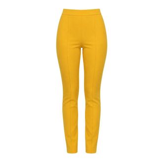 Dolce & Gabbana Skinny Hosen - - Trousers - Damen - Gelb - S