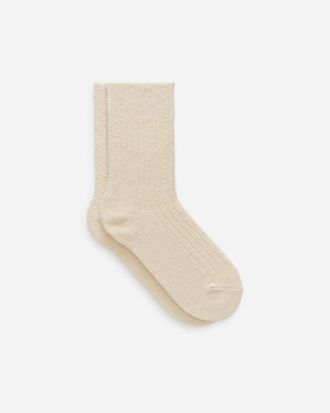 Arket Grobe Stricksocken -Beige