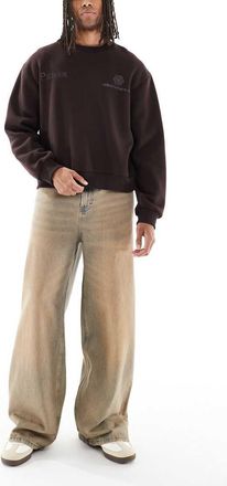 Cotton On Super Baggy Jeans in Espressoblau-Brown
