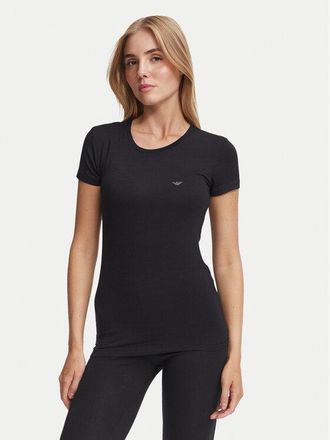 Emporio Armani T-Shirt EW000408 AF25571 UC001 Schwarz Regular Fit