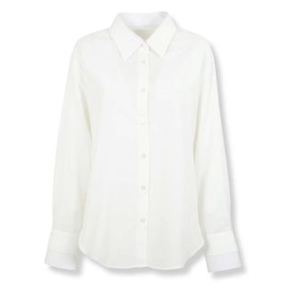 Acne Studios Femme, Blouses et Chemises, Blanc, Taille: 42 FR Chemisier superpos&eacute; boutonn&eacute;