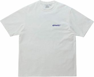 Gramicci Homme, Tops, Blanc, Taille: S T-shirt Escargot - Coupe R&eacute;guli&egrave;re