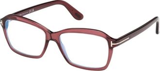 Tom Ford Femme, Accessoires, Rouge, Taille: 54 MM Optical Frame