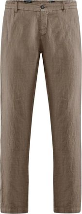 Bomboogie Homme, Pantalons, Beige, Taille: W29 Pantalon de jogging en lin