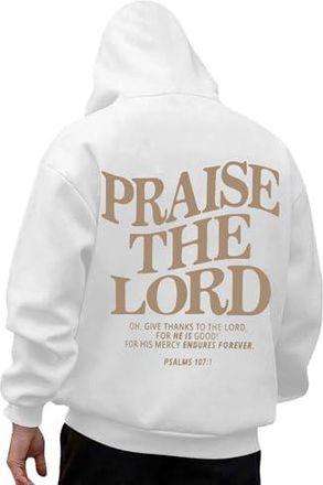 Generic Sweat a Capuche Homme Hooded Sweatshirt Sweatshirt &agrave; Capuche Homme Longue Manche Pullover D&eacute;contract&eacute; avec Design Imprim&eacute; pour Un Port Quotidien Confo