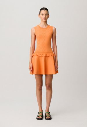 Claudie Pierlot Robe maille volant